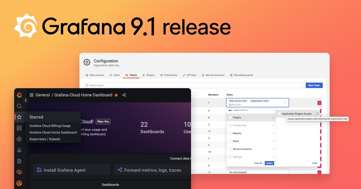 Grafana Labs on LinkedIn: Grafana 9.1 release: New Grafana panels, RBAC ... Grafana Labs on LinkedIn: Grafana 9.1 release: New Grafana panels, RBAC ...
