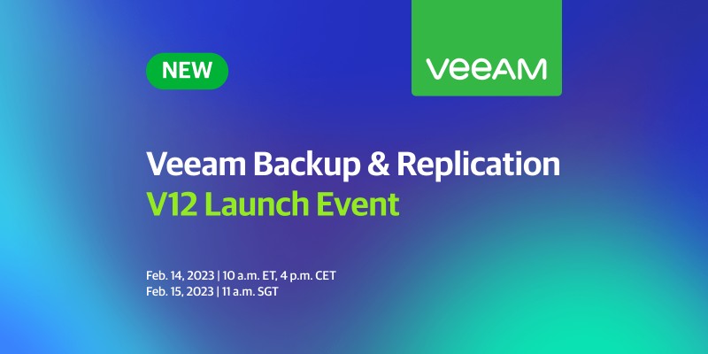 Meagan Lucas auf LinkedIn: Veeam Backup & Replication v12 launch event Meagan Lucas auf LinkedIn: Veeam Backup & Replication v12 launch event