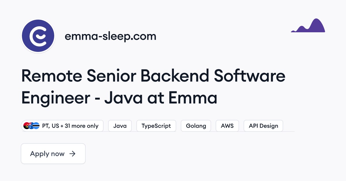 Himalayas on LinkedIn: Remote Senior Backend Software Engineer - Java ... Himalayas on LinkedIn: Remote Senior Backend Software Engineer - Java ...