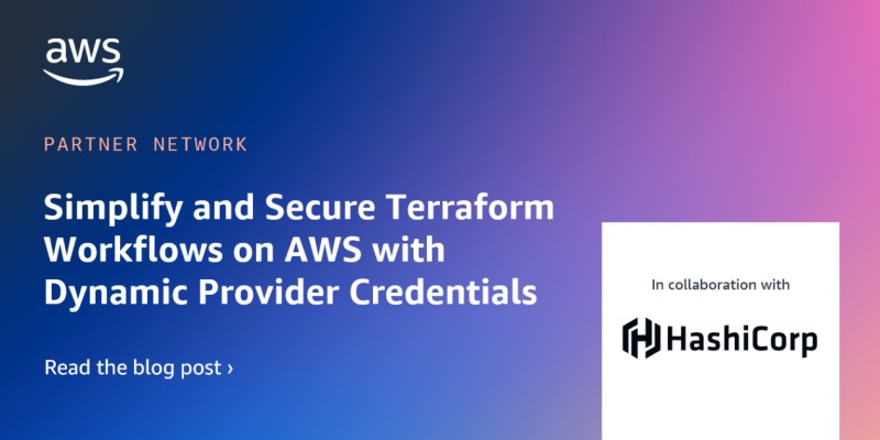 Welly Siauw on LinkedIn: Simplify and Secure Terraform Workflows on AWS ... Welly Siauw on LinkedIn: Simplify and Secure Terraform Workflows on AWS ...
