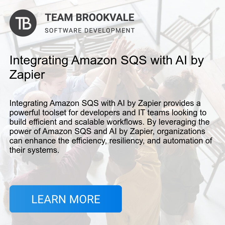 Ed Saunders on LinkedIn: Integrating Amazon SQS with AI by Zapier Ed Saunders on LinkedIn: Integrating Amazon SQS with AI by Zapier