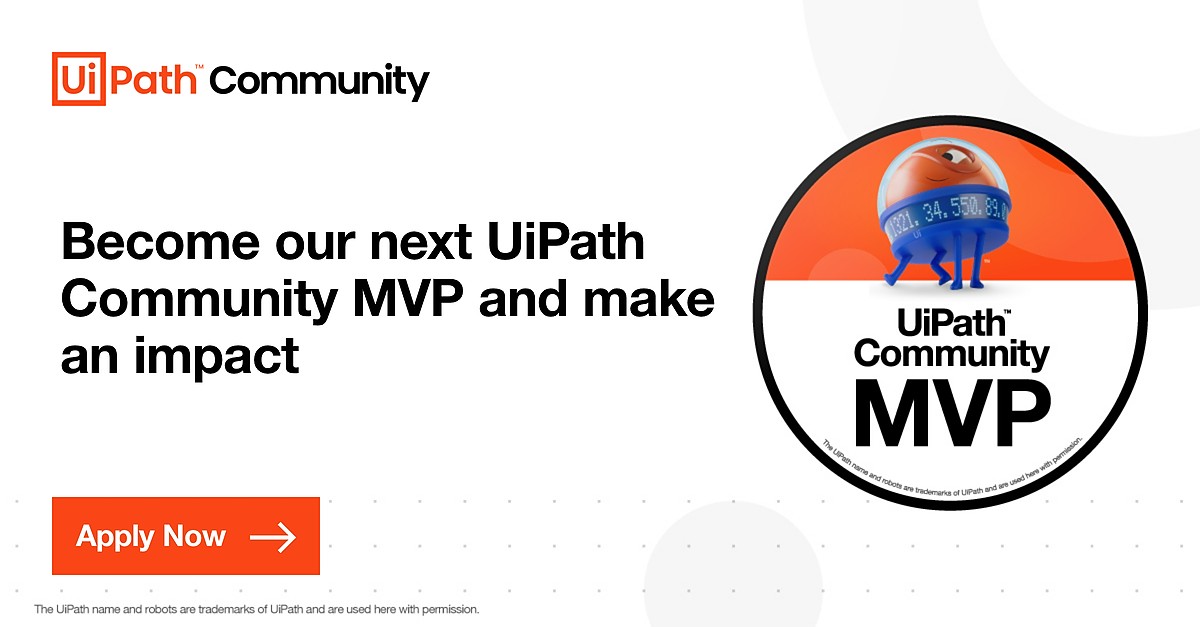 Pradeep Shiv on LinkedIn: UiPath Community MVP | UiPath Pradeep Shiv on LinkedIn: UiPath Community MVP | UiPath