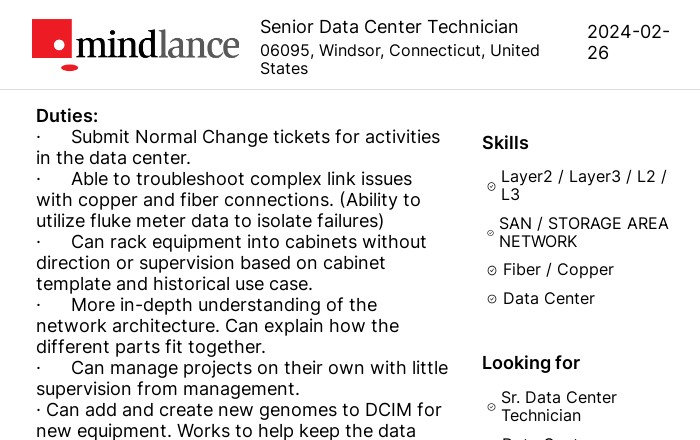 Akram Shaikh on LinkedIn: #seniordatacentertechnician Akram Shaikh on LinkedIn: #seniordatacentertechnician