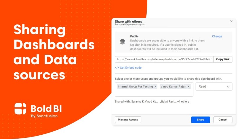 Bold BI on LinkedIn: Sharing Dashboards and Data Sources Using Bold BI Bold BI on LinkedIn: Sharing Dashboards and Data Sources Using Bold BI