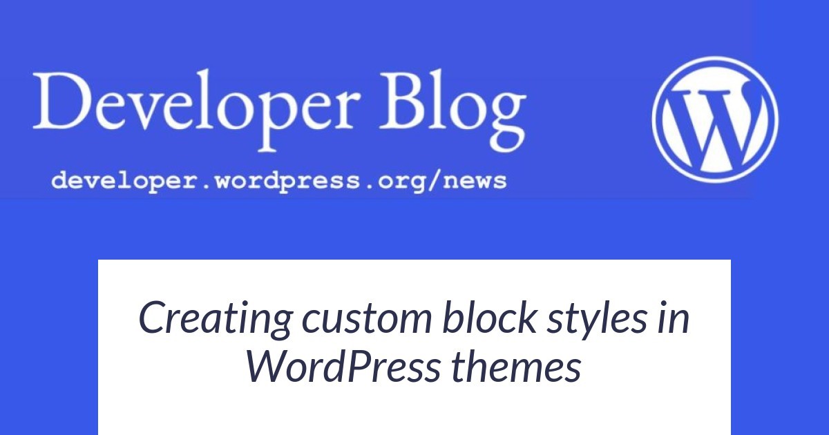 Courtney Robertson on LinkedIn: Creating custom block styles in ... Courtney Robertson on LinkedIn: Creating custom block styles in ...