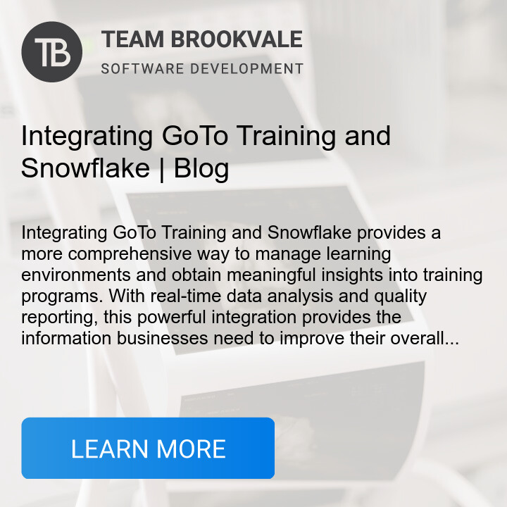 Thomas Saunders on LinkedIn: Integrating GoTo Training and Snowflake | Blog Thomas Saunders on LinkedIn: Integrating GoTo Training and Snowflake | Blog