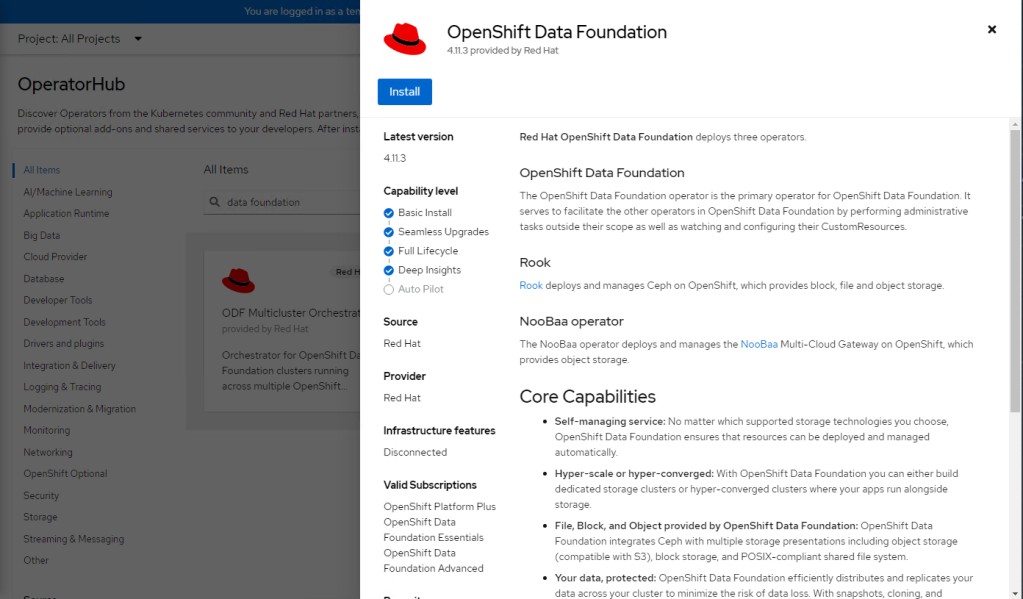 Dinesh Tripathi on LinkedIn: Setting up OpenShift Data Foundation on ... Dinesh Tripathi on LinkedIn: Setting up OpenShift Data Foundation on ...