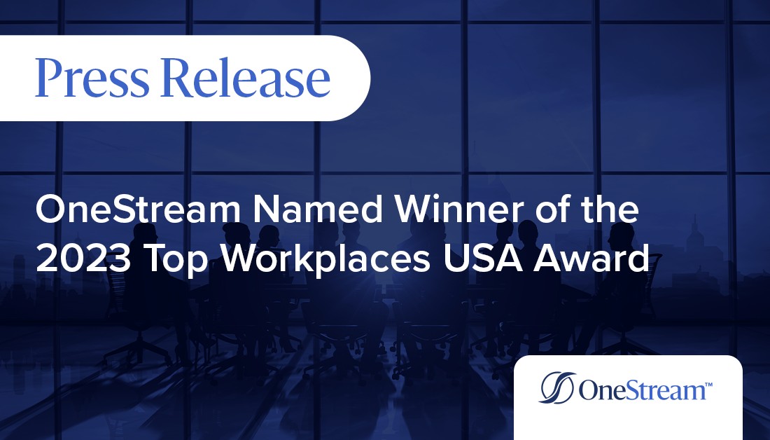 OneStream Software on LinkedIn: OneStream Named Winner of the 2023 Top ... OneStream Software on LinkedIn: OneStream Named Winner of the 2023 Top ...