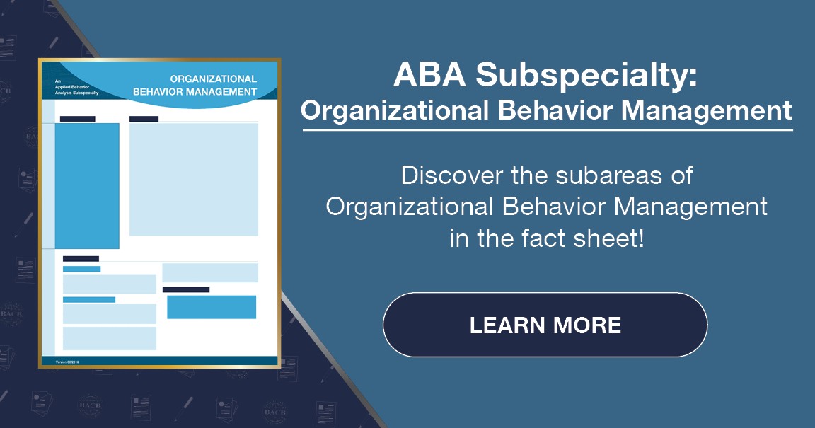 Behavior Analyst Certification Board (BACB) on LinkedIn: Organizational ... Behavior Analyst Certification Board (BACB) on LinkedIn: Organizational ...