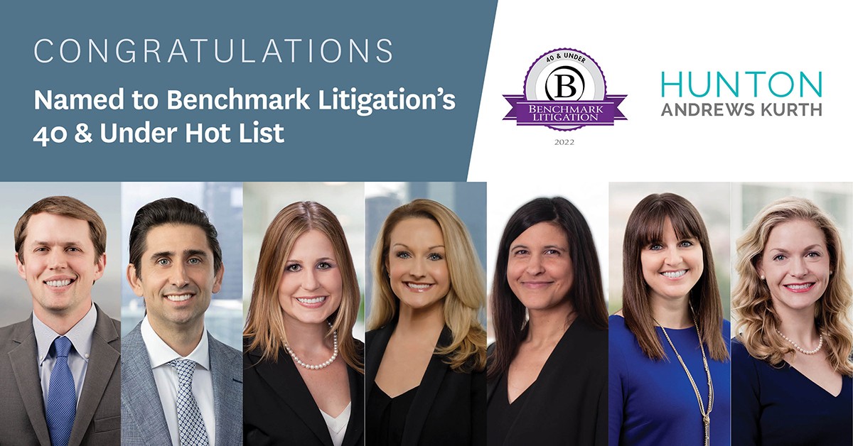 Hunton Andrews Kurth LLP on LinkedIn: Benchmark Litigation Names Seven ... Hunton Andrews Kurth LLP on LinkedIn: Benchmark Litigation Names Seven ...