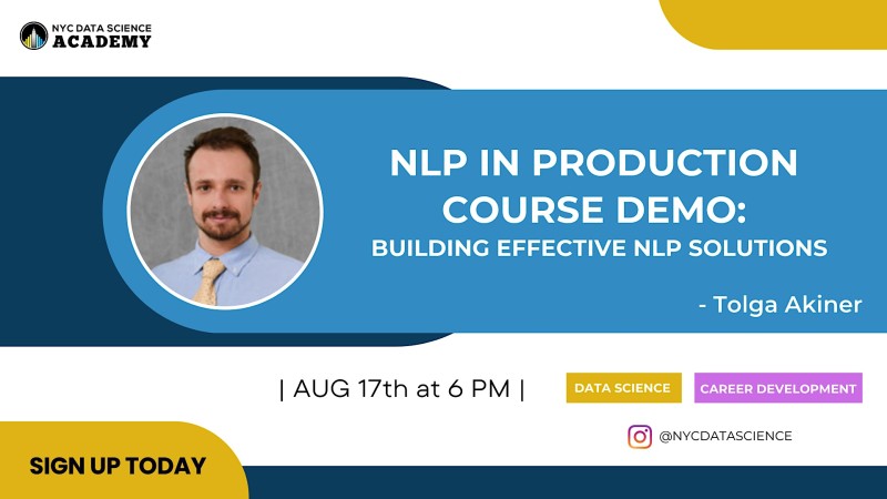 Mehul Singh on LinkedIn: NLP in Production Course Demo: Building ... Mehul Singh on LinkedIn: NLP in Production Course Demo: Building ...