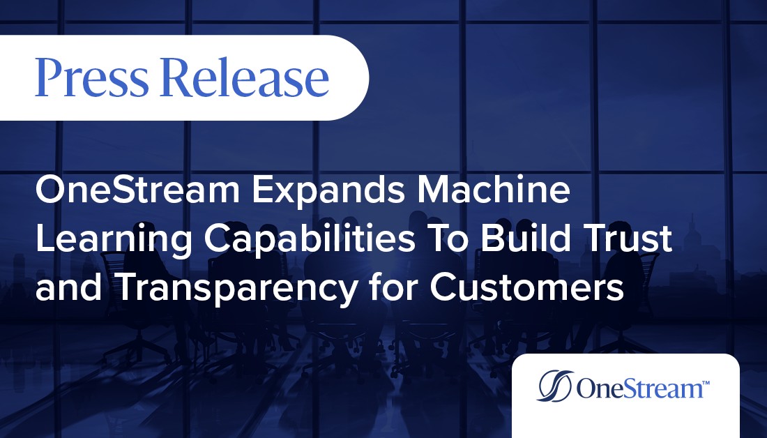 Peter Lohmann on LinkedIn: OneStream Expands Machine Learning ... Peter Lohmann on LinkedIn: OneStream Expands Machine Learning ...