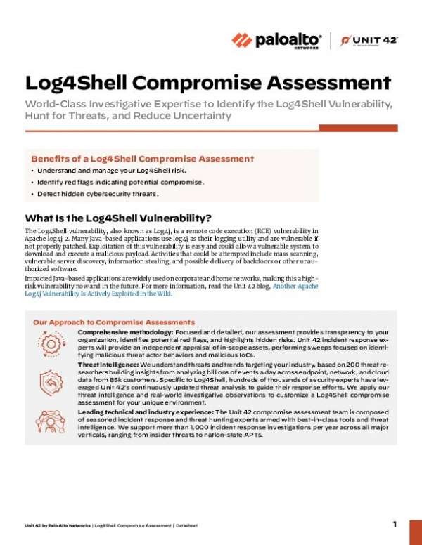 Matthew Brown on LinkedIn: Log4Shell Compromise Assessment Matthew Brown on LinkedIn: Log4Shell Compromise Assessment