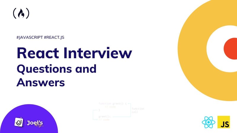 freeCodeCamp on LinkedIn: React Interview Questions – Interview Prep ... freeCodeCamp on LinkedIn: React Interview Questions – Interview Prep ...