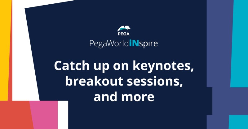Deepinder Singh Madaan on LinkedIn: PegaWorld iNspire replays | Pega Deepinder Singh Madaan on LinkedIn: PegaWorld iNspire replays | Pega