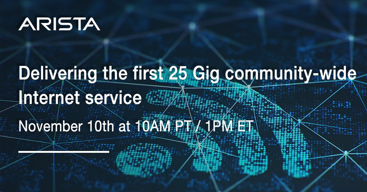 Arista Networks on LinkedIn: Arista Networks Wi-Fi Webinar Series Arista Networks on LinkedIn: Arista Networks Wi-Fi Webinar Series