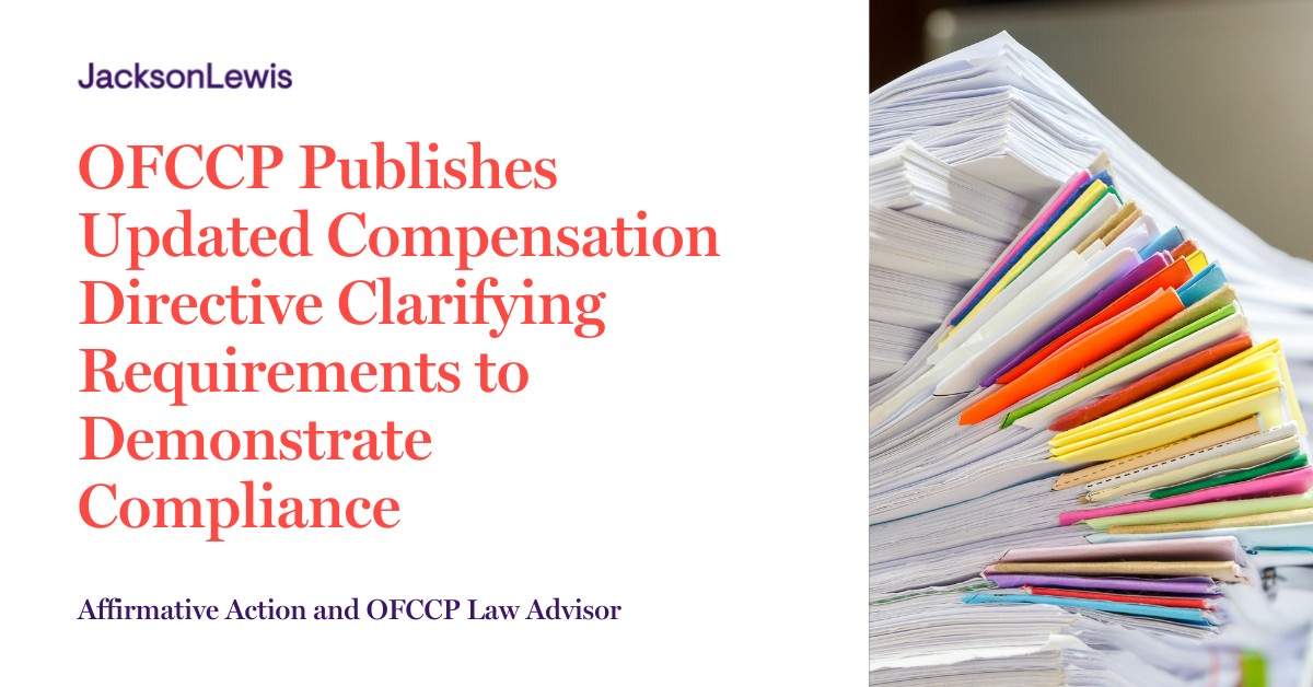 alison lynch on LinkedIn: OFCCP Publishes Updated Compensation ... alison lynch on LinkedIn: OFCCP Publishes Updated Compensation ...