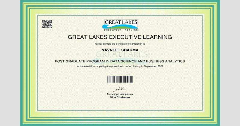 Navneet Sharma on LinkedIn: NAVNEET SHARMA successfully completed PGP ... Navneet Sharma on LinkedIn: NAVNEET SHARMA successfully completed PGP ...