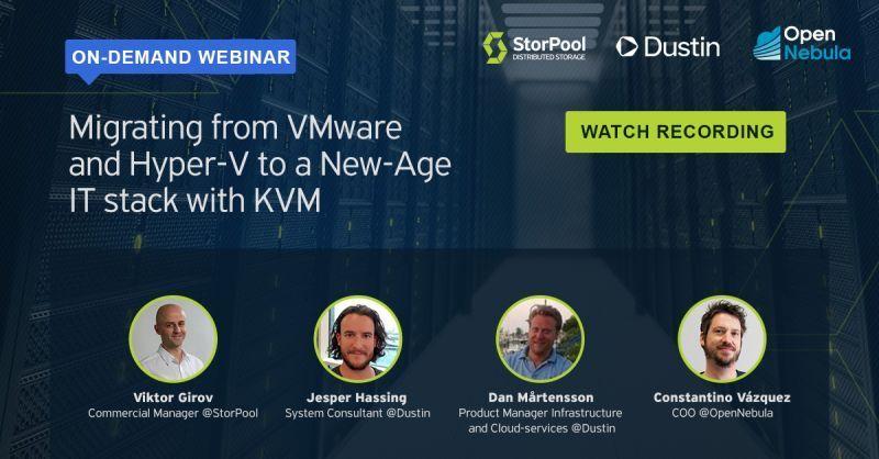 StorPool Storage on LinkedIn: On-Demand Webinar: Migrating from VMware ... StorPool Storage on LinkedIn: On-Demand Webinar: Migrating from VMware ...