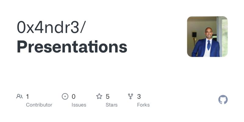 Paulo Morgado on LinkedIn: GitHub - 0x4ndr3/Presentations Paulo Morgado on LinkedIn: GitHub - 0x4ndr3/Presentations