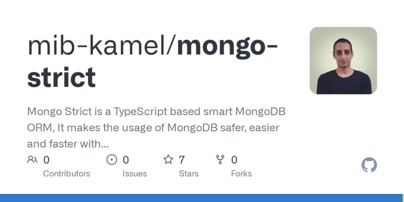 Mohamed Kamel on LinkedIn: GitHub - mib-kamel/mongo-strict: Mongo ... Mohamed Kamel on LinkedIn: GitHub - mib-kamel/mongo-strict: Mongo ...
