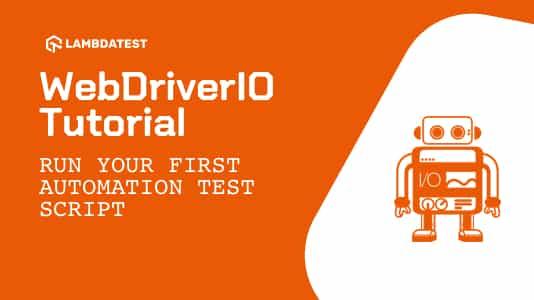 Mohammad Faisal Khatri on LinkedIn: How to Run WebdriverIO Tests ... Mohammad Faisal Khatri on LinkedIn: How to Run WebdriverIO Tests ...