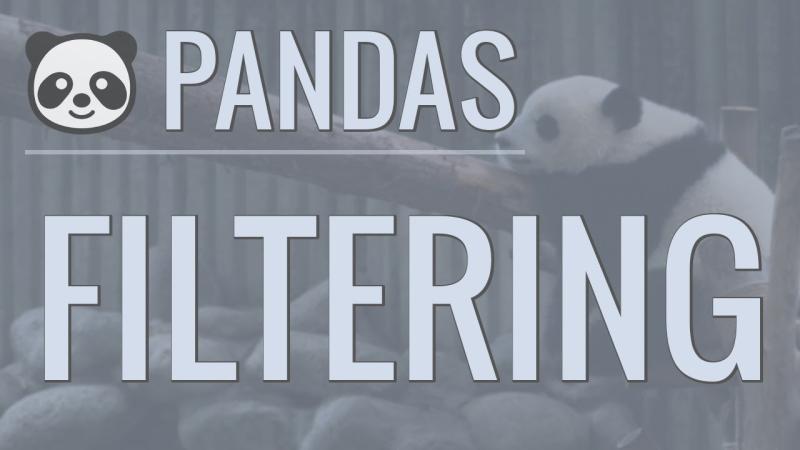 Stéphane Le Hir on LinkedIn: Python Pandas Tutorial (Part 4): Filtering ... Stéphane Le Hir on LinkedIn: Python Pandas Tutorial (Part 4): Filtering ...