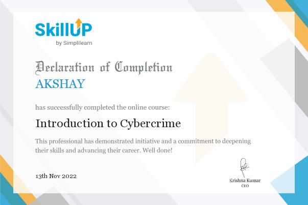 Akshay Dagar on LinkedIn: AKSHAY has successfully completed the online ... Akshay Dagar on LinkedIn: AKSHAY has successfully completed the online ...