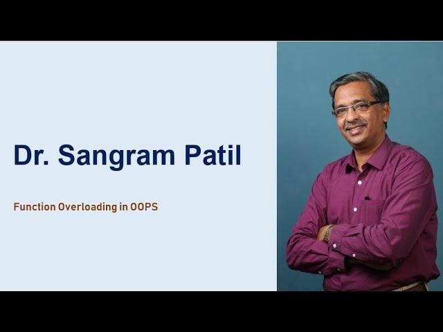 Dr. Sangram Patil on LinkedIn: Function Overloading in CPP- Sangram Sir Dr. Sangram Patil on LinkedIn: Function Overloading in CPP- Sangram Sir