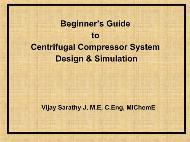 RAVI RANJAN SINGH on LinkedIn: Centrifugal Compressor System Design ... RAVI RANJAN SINGH on LinkedIn: Centrifugal Compressor System Design ...