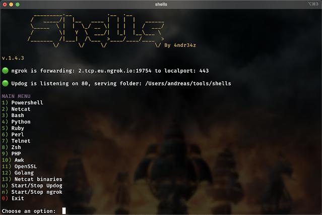 Dan S. on LinkedIn: Shells - Little Script For Generating Revshells Dan S. on LinkedIn: Shells - Little Script For Generating Revshells