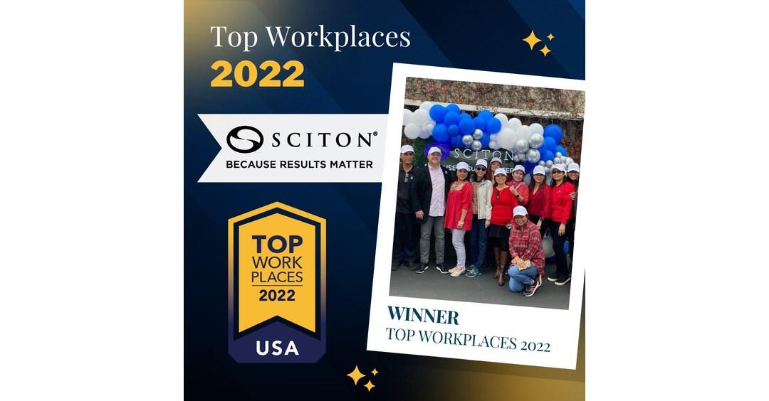 Sciton on LinkedIn: Sciton Inc. Designated a 2022 Top Workplace Award ... Sciton on LinkedIn: Sciton Inc. Designated a 2022 Top Workplace Award ...