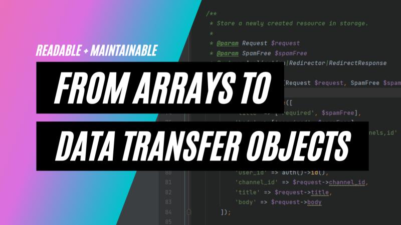 Geni Jaho on LinkedIn: Refactoring #5: From arrays to Data Transfer Objects Geni Jaho on LinkedIn: Refactoring #5: From arrays to Data Transfer Objects