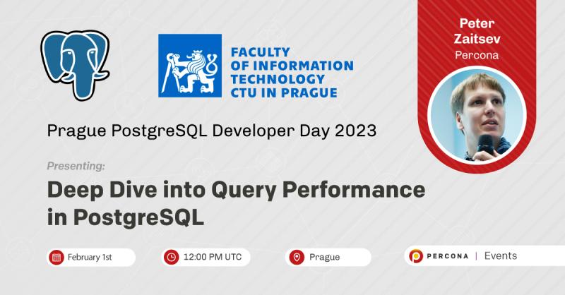 Percona on LinkedIn: Prague PostgreSQL Developer Day 2023 Percona on LinkedIn: Prague PostgreSQL Developer Day 2023