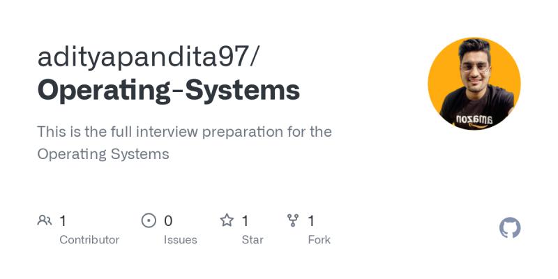 Pushpraj singh Patel on LinkedIn: GitHub - adityapandita97/Operating ... Pushpraj singh Patel on LinkedIn: GitHub - adityapandita97/Operating ...