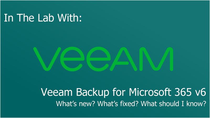 Lucas Misailidis on LinkedIn: Veeam Backup for Microsoft 365 v6 Released! Lucas Misailidis on LinkedIn: Veeam Backup for Microsoft 365 v6 Released!