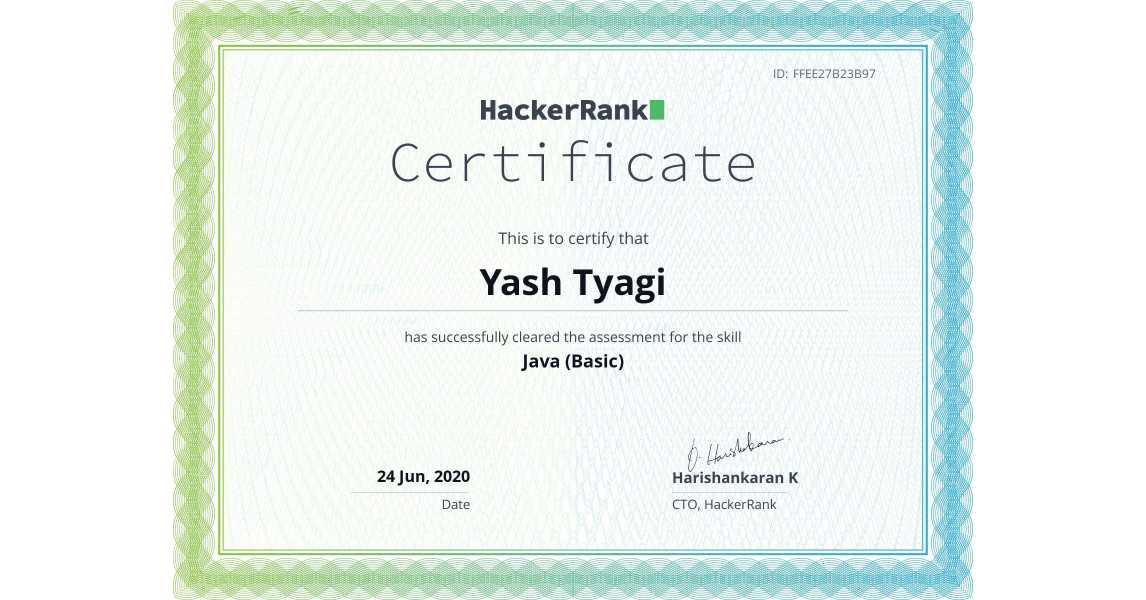 Yash Tyagi on LinkedIn: Here I got my Skill Verification certificate by ... Yash Tyagi on LinkedIn: Here I got my Skill Verification certificate by ...