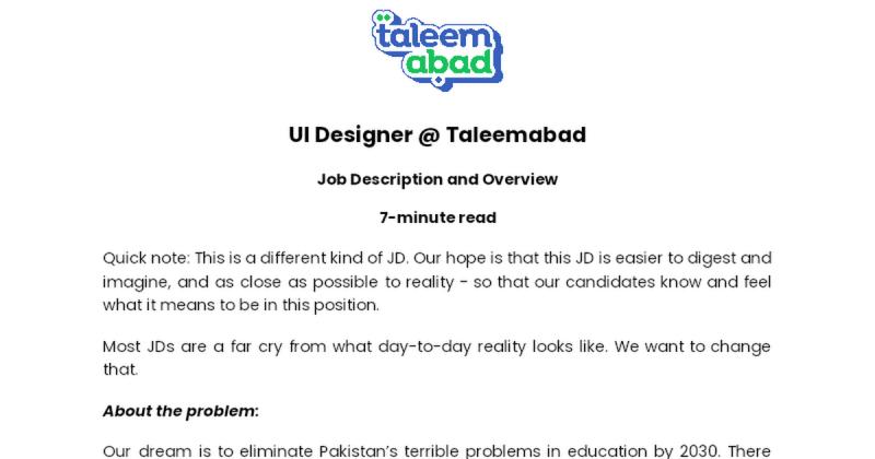 Jawwad Ali Rizvi on LinkedIn: UI Designer JD Jawwad Ali Rizvi on LinkedIn: UI Designer JD