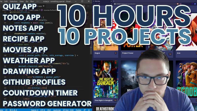 sajith mohan on LinkedIn: 10 JavaScript Projects in 10 Hours - Coding ... sajith mohan on LinkedIn: 10 JavaScript Projects in 10 Hours - Coding ...