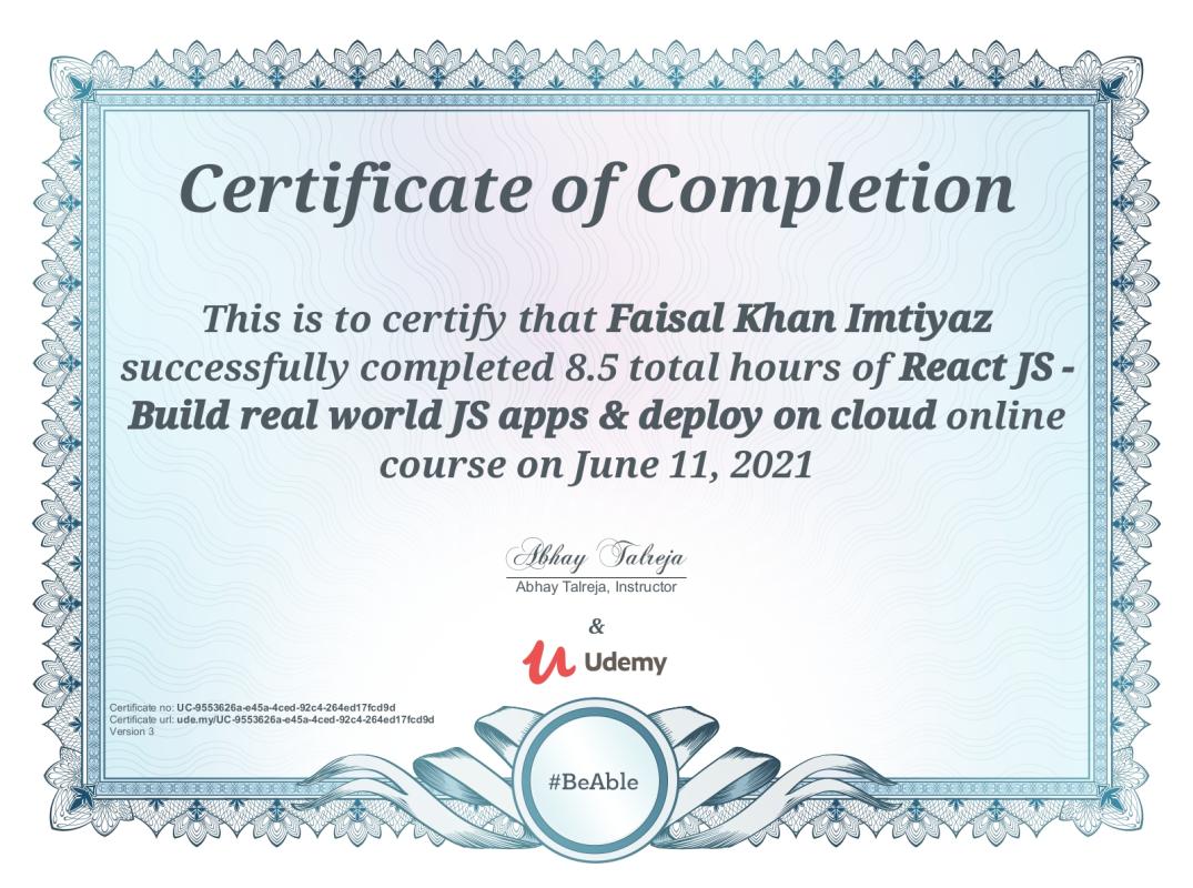 Faisal Khan Imtiyaz on LinkedIn: #reactjs #css #html5 #javascript # ... Faisal Khan Imtiyaz on LinkedIn: #reactjs #css #html5 #javascript # ...