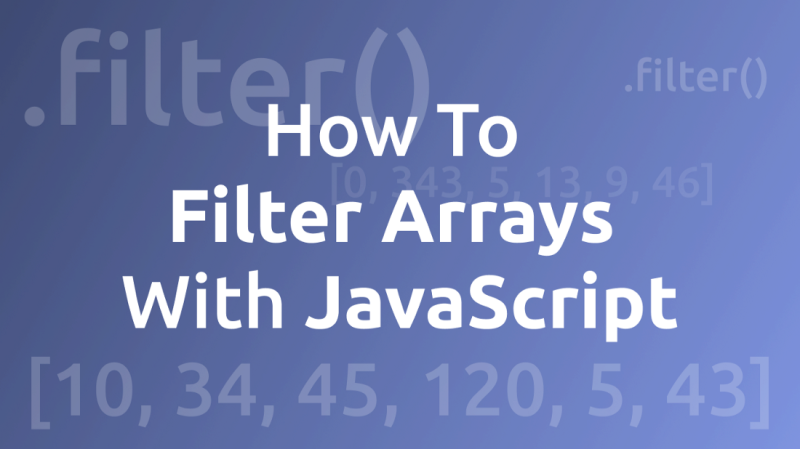 Sweta Agarwalla on LinkedIn: .filter() method in JavaScript Sweta Agarwalla on LinkedIn: .filter() method in JavaScript