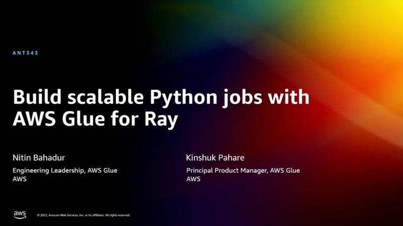 Gal Heyne on LinkedIn: AWS re:Invent 2022 - Build scalable Python jobs ... Gal Heyne on LinkedIn: AWS re:Invent 2022 - Build scalable Python jobs ...