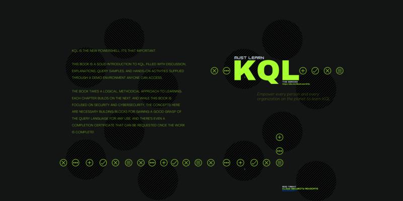 Rod Trent on LinkedIn: GitHub - rod-trent/MustLearnKQL: Code included ... Rod Trent on LinkedIn: GitHub - rod-trent/MustLearnKQL: Code included ...