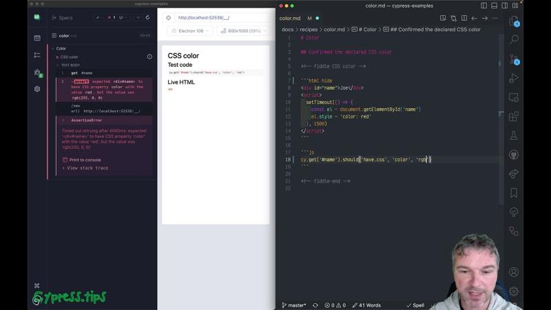 Gleb Bahmutov on LinkedIn: Check CSS Color Using jQuery-Chai Assertion ... Gleb Bahmutov on LinkedIn: Check CSS Color Using jQuery-Chai Assertion ...
