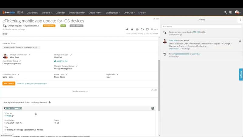 Matthew Bentley on LinkedIn: Synchronize BMC Helix ITSM change request ... Matthew Bentley on LinkedIn: Synchronize BMC Helix ITSM change request ...