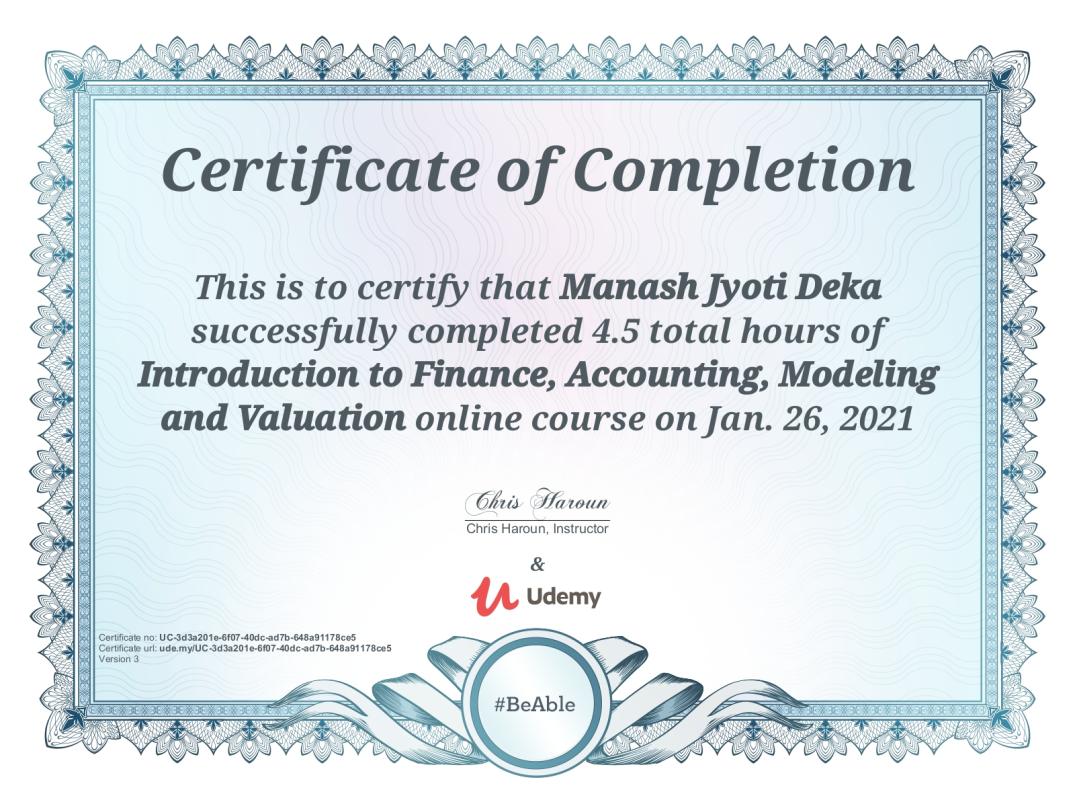 Manash Deka on LinkedIn: #udemycourse #finance #valuation Manash Deka on LinkedIn: #udemycourse #finance #valuation