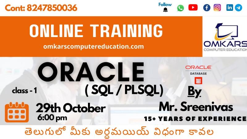 Omkars Computer Education on LinkedIn: #oracle #sql #plsql # ... Omkars Computer Education on LinkedIn: #oracle #sql #plsql # ...