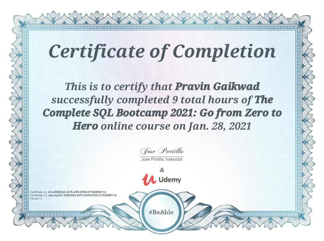 Pravin Gaikwad on LinkedIn: #udemy Pravin Gaikwad on LinkedIn: #udemy