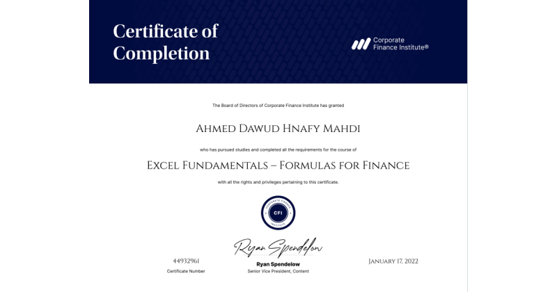 Ahmed Dawoud Hanafy on LinkedIn: Excel Fundamentals – Formulas for ... Ahmed Dawoud Hanafy on LinkedIn: Excel Fundamentals – Formulas for ...