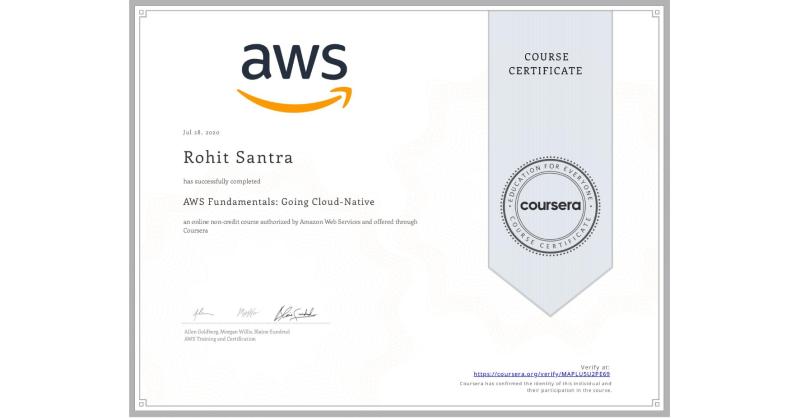 Rohit Santra on LinkedIn: #awsfundamentals Rohit Santra on LinkedIn: #awsfundamentals